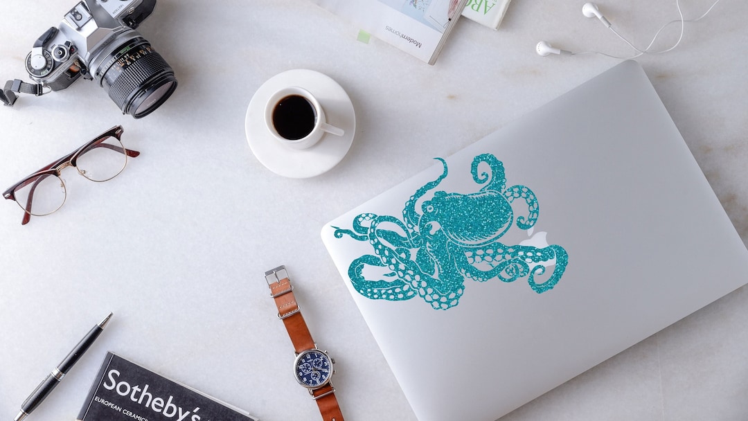 Octopus Decal for Laptop, Car, Macbook, Wall - Etsy