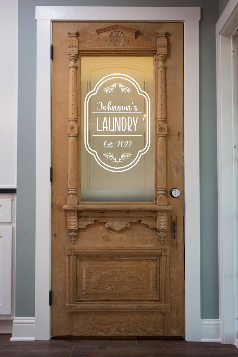 Custom Laundry Room Door Decal Laundry Decal Laundry Room - Etsy