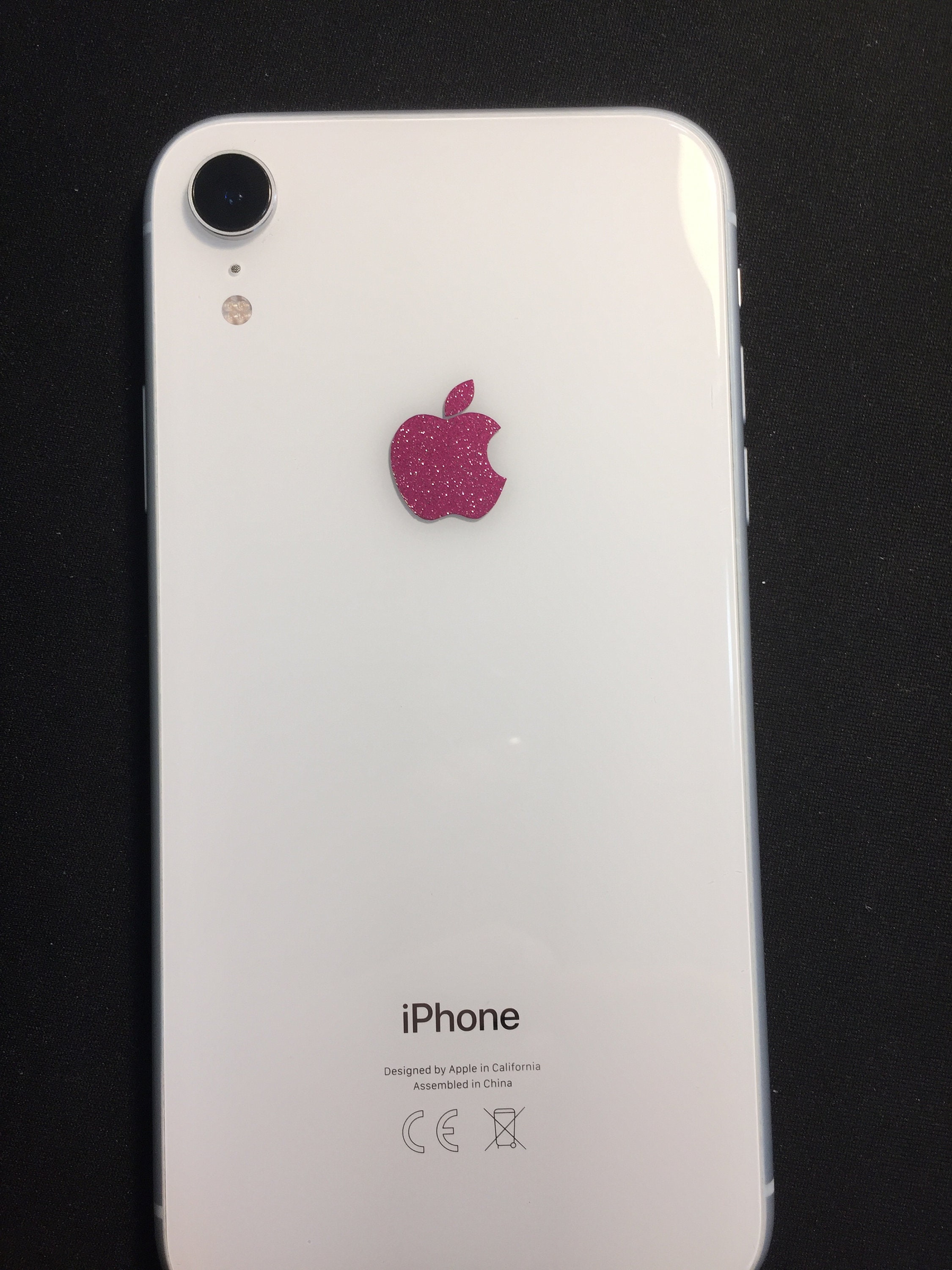 For Apple Logo Decal Iphone Logo Sticker Glitter Apple | Etsy UK