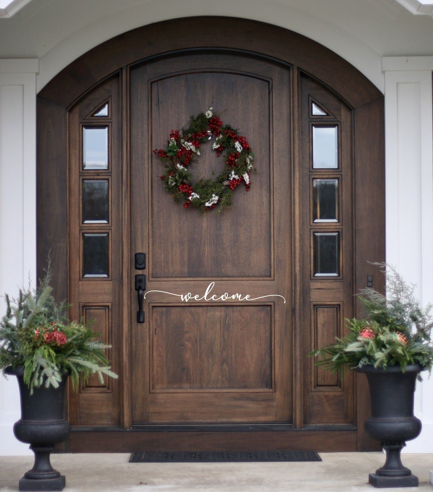 Welcome Door Decal, Front Door Decal, Welcome Vinyl Decal, Welcome Door ...