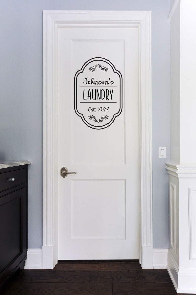 Custom Laundry Room Door Decal Laundry Decal Laundry Room - Etsy