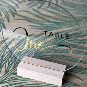 Wedding Table Number Decal Table Number Stickers Wedding Day - Etsy