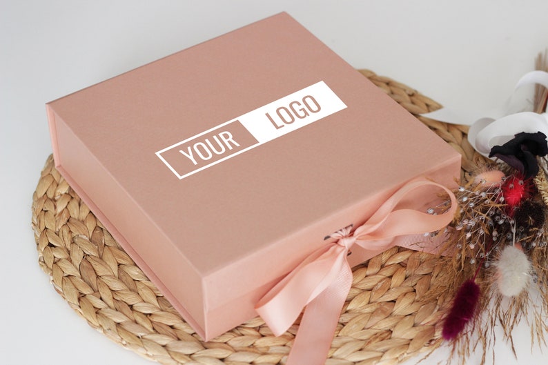 Gift Box With LOGO Luxury Gift Box Custom Logo Gift Box - Etsy