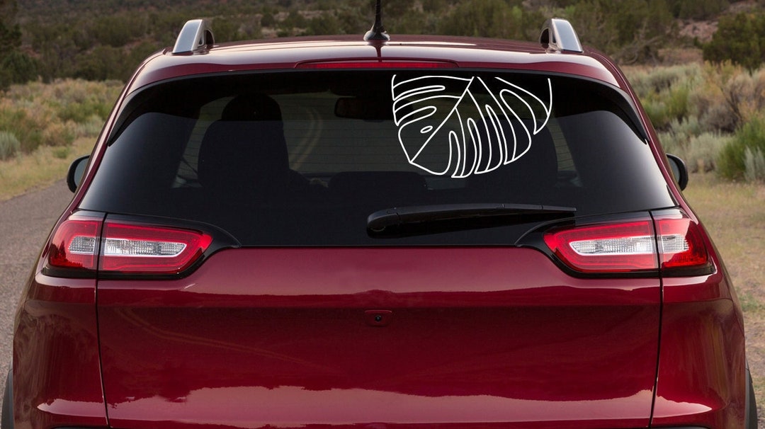 Monstera Decal, Monstera Leaf Decal for Laptop, Car, Tumbler - Etsy