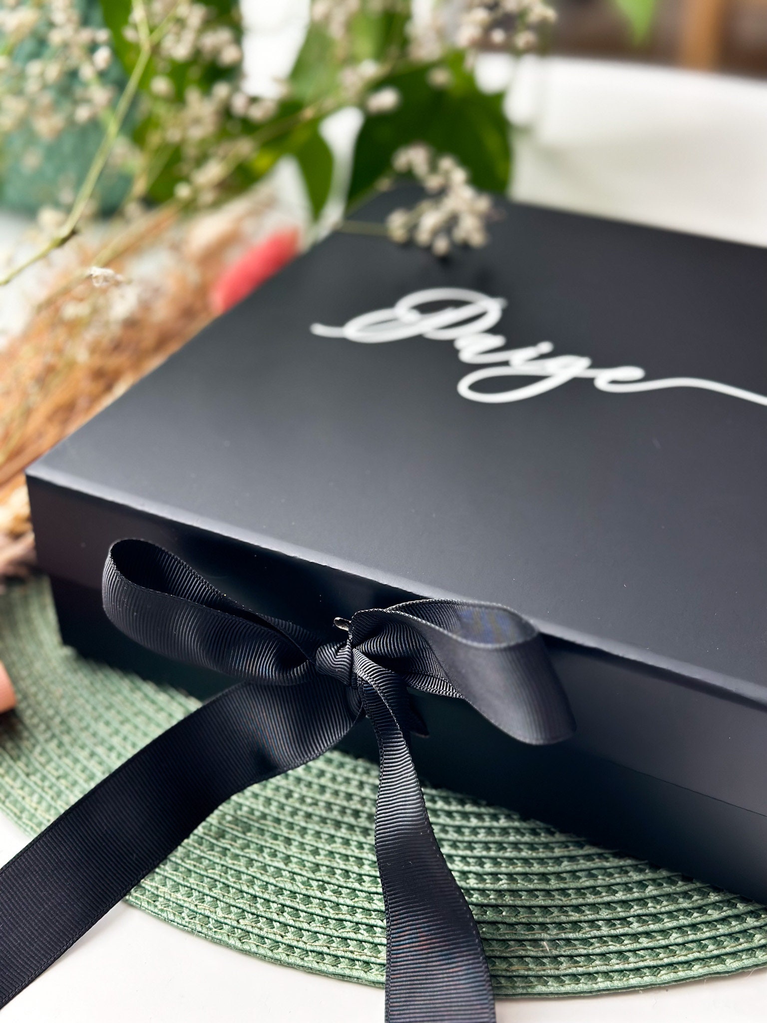 Personalized Gift Box With Ribbon Bridesmaid Proposal Box - Etsy