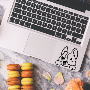 Peeking Dog Decal, 35 Dog Breed Stickers for Laptop, Car, Macbook, Wall ...