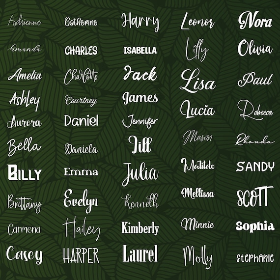 Custom Name Stickers Wedding Party Decal Wedding Sticker - Etsy