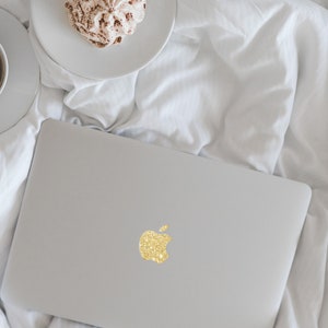 For Apple Logo Decal Iphone Logo Sticker Glitter Apple - Etsy