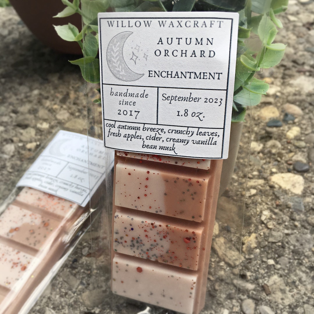 Scented Candle Wax Melt Snap Bar Willow Waxcraft Enchantment - Etsy