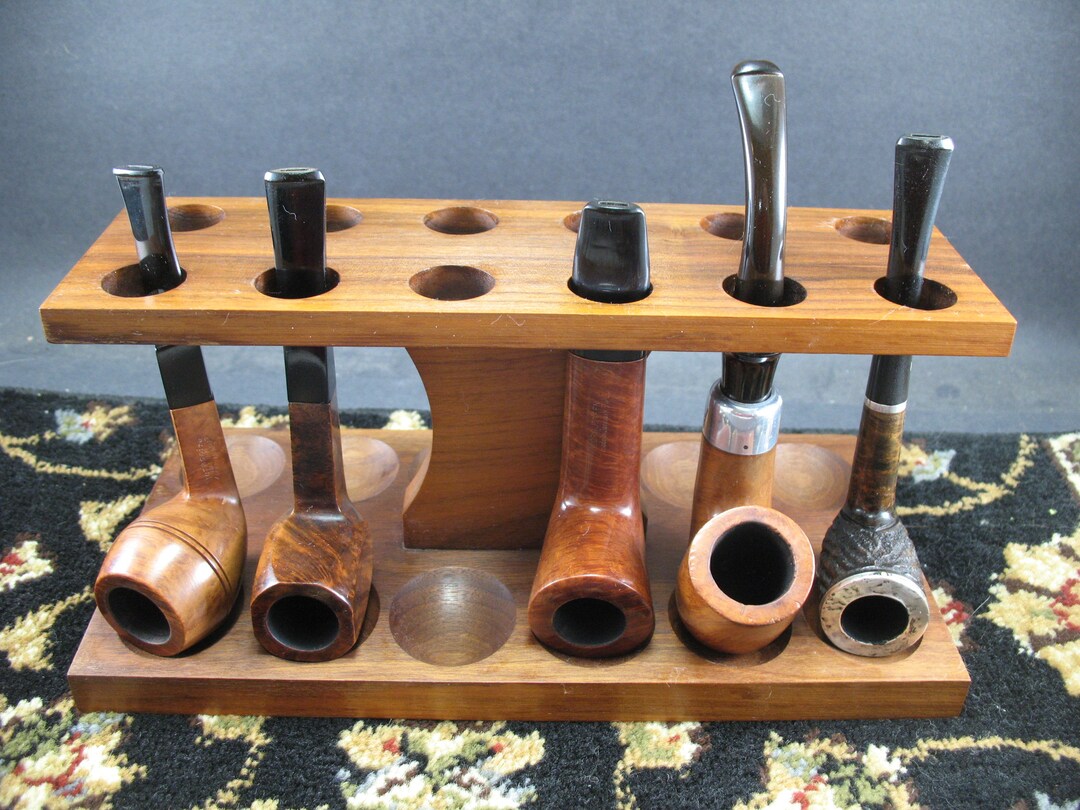 Vintage Twelve Pipe Pipe Holder Display 1960's - Etsy