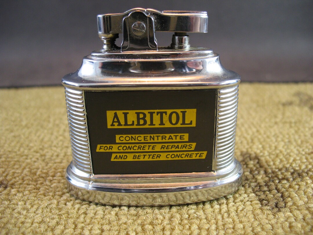 Vintage MTC Advertising Table Top / Desk Top Lighter 1960's Albital ...