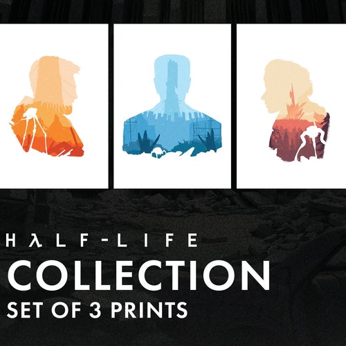 Half Life 2 Set of 3 Collection Art Print Video Game Sci Fi - Etsy UK