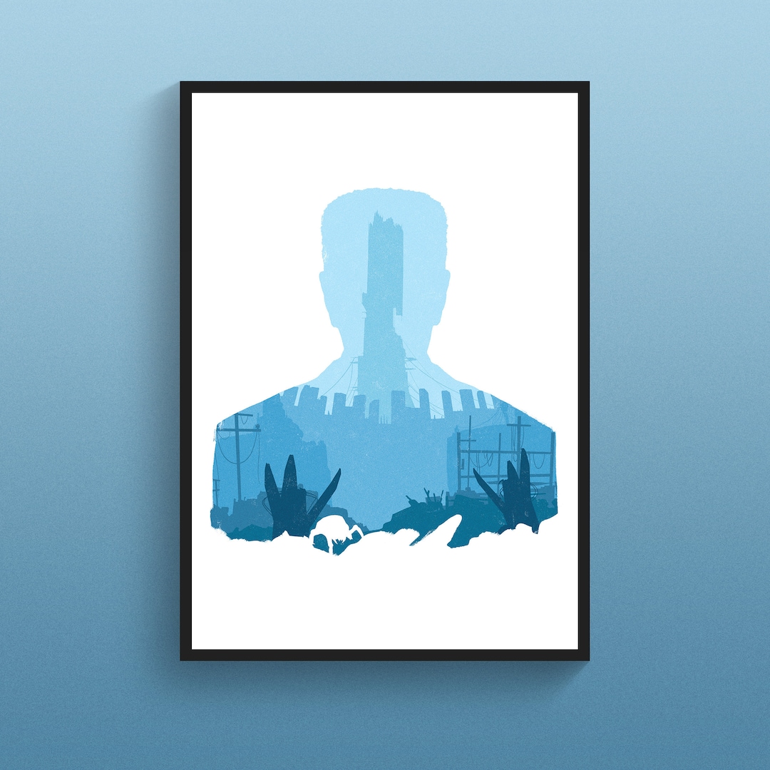Half Life 2 Art Print G-man Video Game Sci Fi Poster Home Decor - Etsy