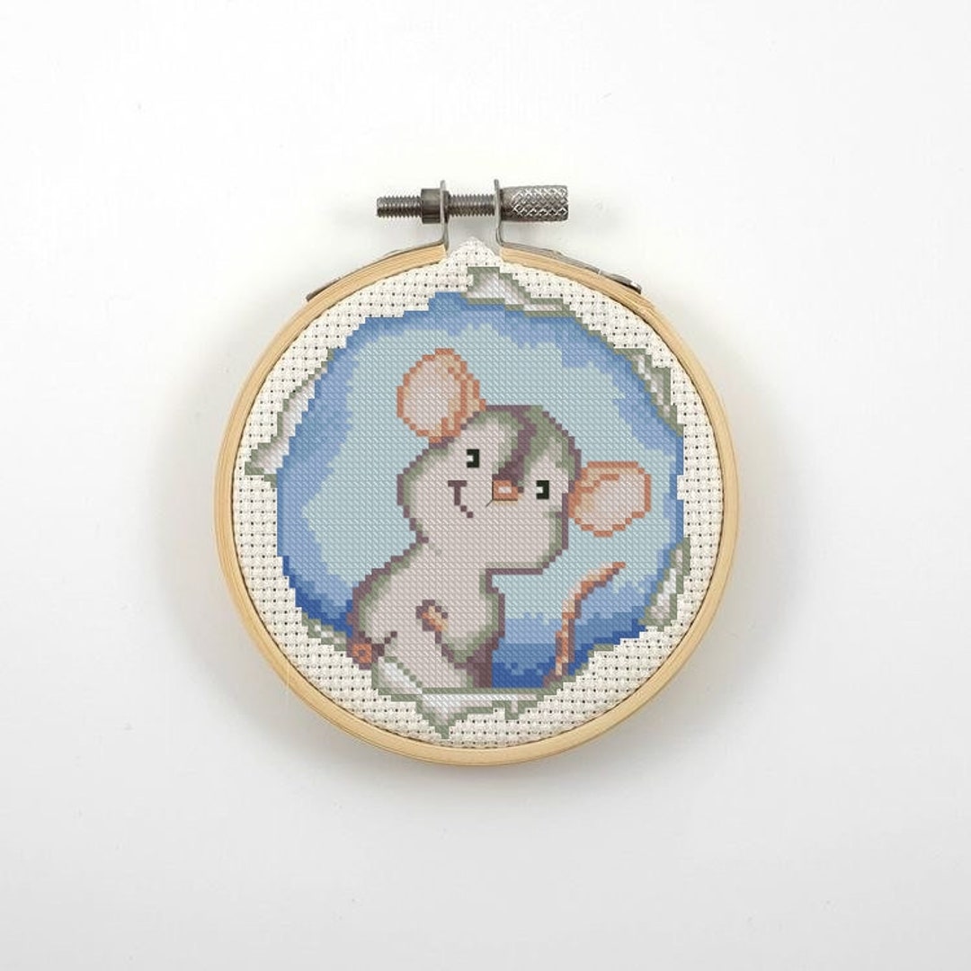 Cute Mice Cross Stitch Pattern Mouse Embroidery Scheme Mousy - Etsy