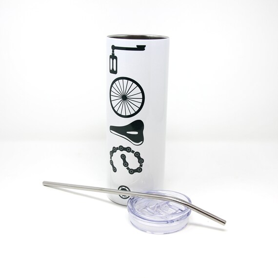 BMX Travel Mug Cycle Love 20oz Insulated Steel Tumbler - Etsy