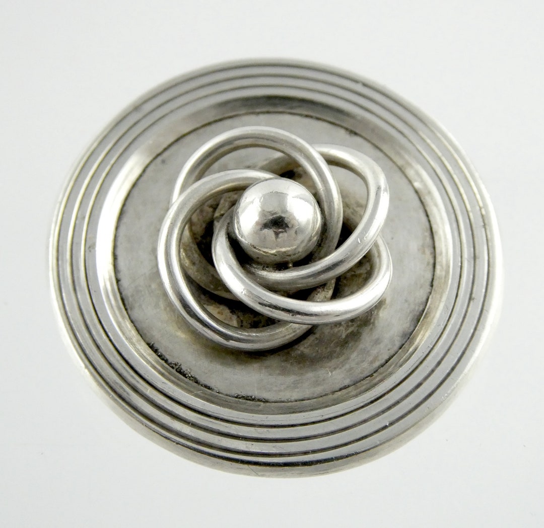 Vintage Artisan Wright Wrot Sterling Silver Swirl Pin or - Etsy