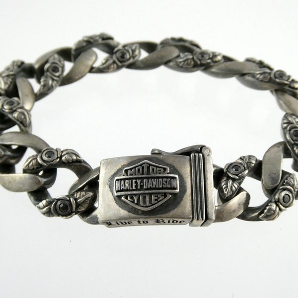 Harley Davidson Chain Bracelet - Etsy