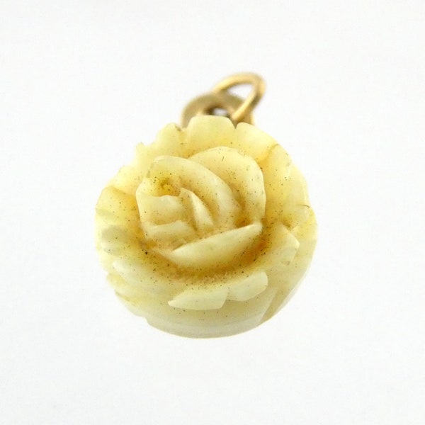 Carved Bone Rose - Etsy