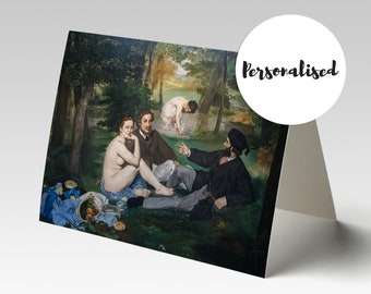 Manet Birthday Card - Etsy