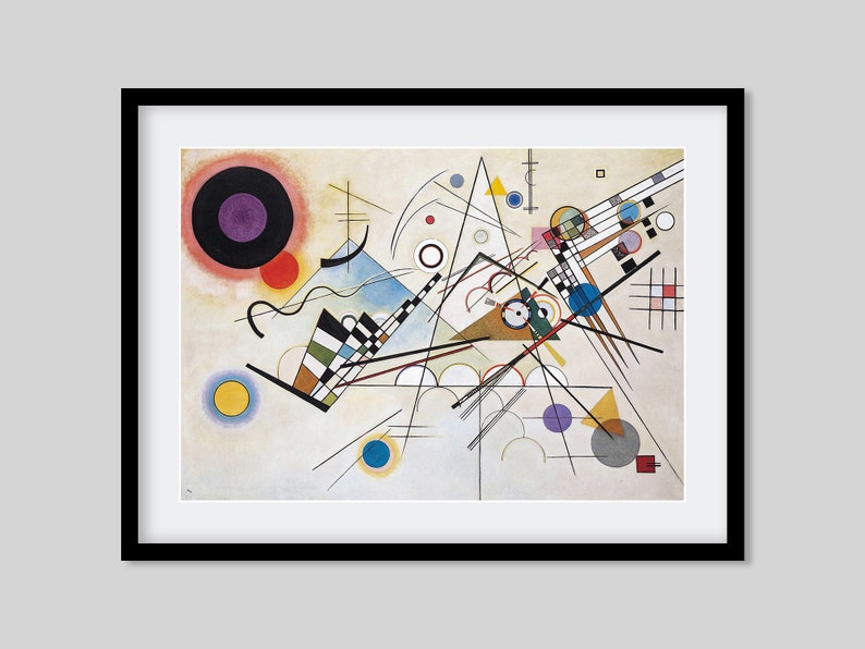 Wassily Kandinsky Composition VIII 1923 Print - Etsy
