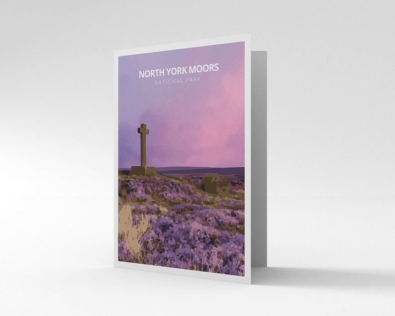 Ralph Cross North York Moor Greetings Card Available in - Etsy UK