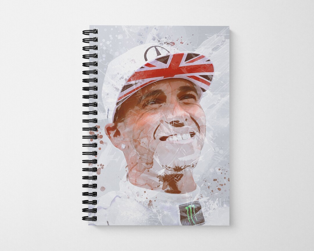 Lewis Hamilton, F1, 6 X 8 Spiral Notebook - Etsy