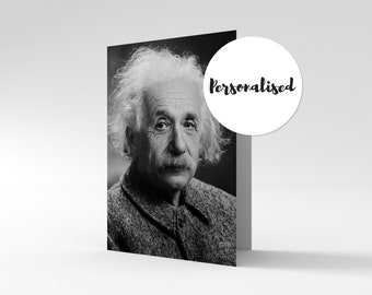 Einstein Birthday Card - Etsy