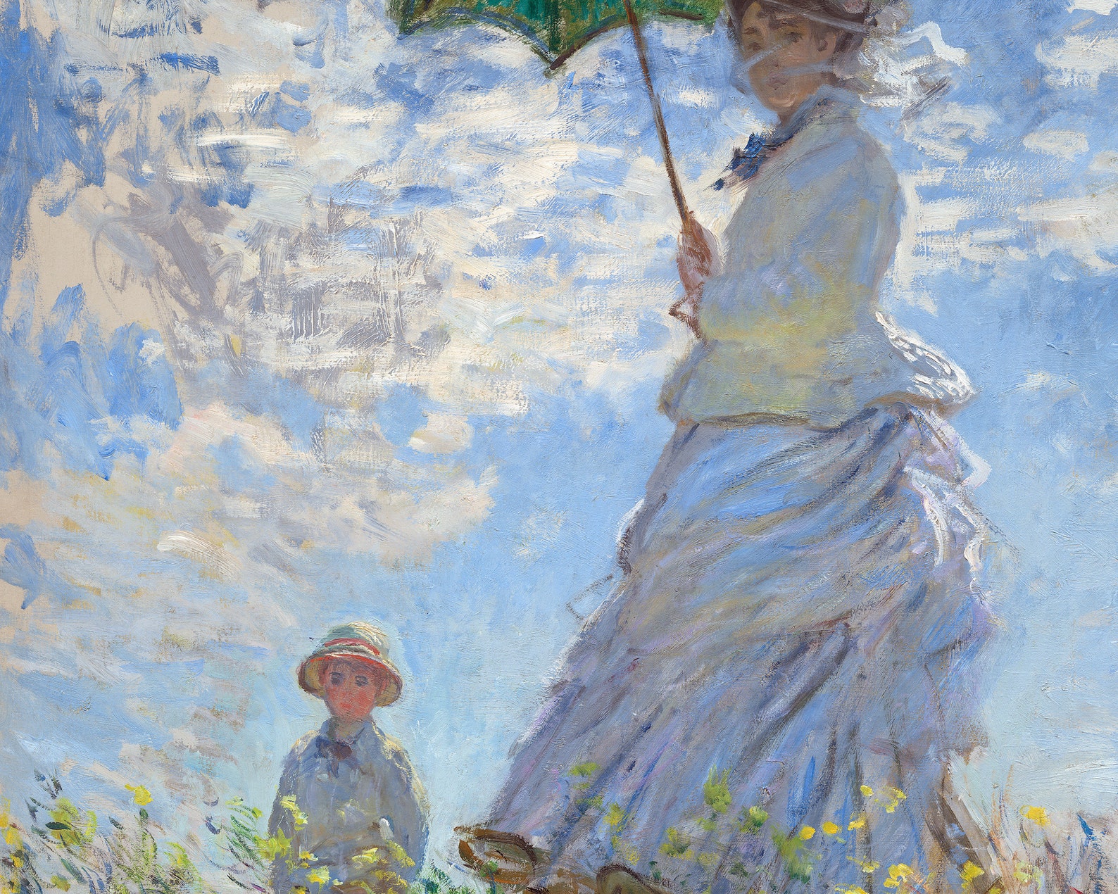 Claude Monet Woman With a Parasol Madame Monet and Her - Etsy