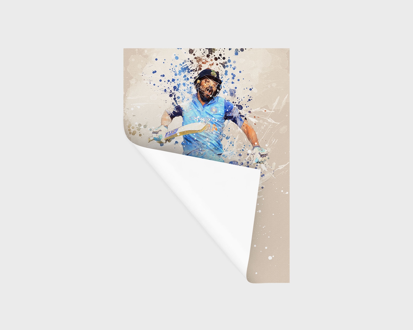 Rohit Sharma Art Print Cricket India Sport Gift Wall Art - Etsy