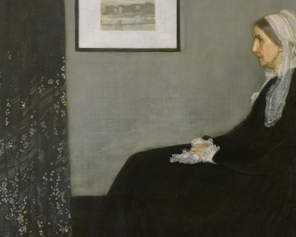 James Mcneill Whistler Whistler's Mother 1871 Print - Etsy