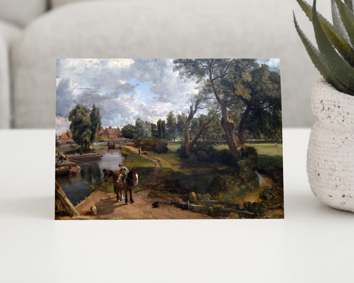 John Constable Flatford Mill scene on a Navigable River - Etsy
