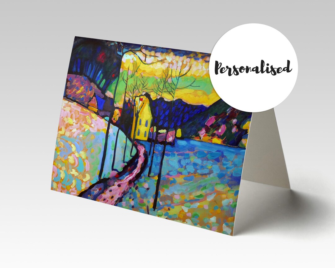Kandinsky Winter Landscape 1909. Personalised Fine Art - Etsy