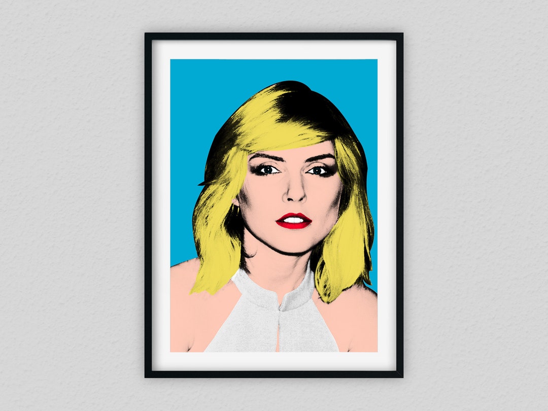 Debbie Harry Art Print, Blondie, Music, Pop Art, Rock and Roll, Gift ...