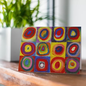 Kandinsky Color Study: Squares With Concentric Circles - Etsy UK