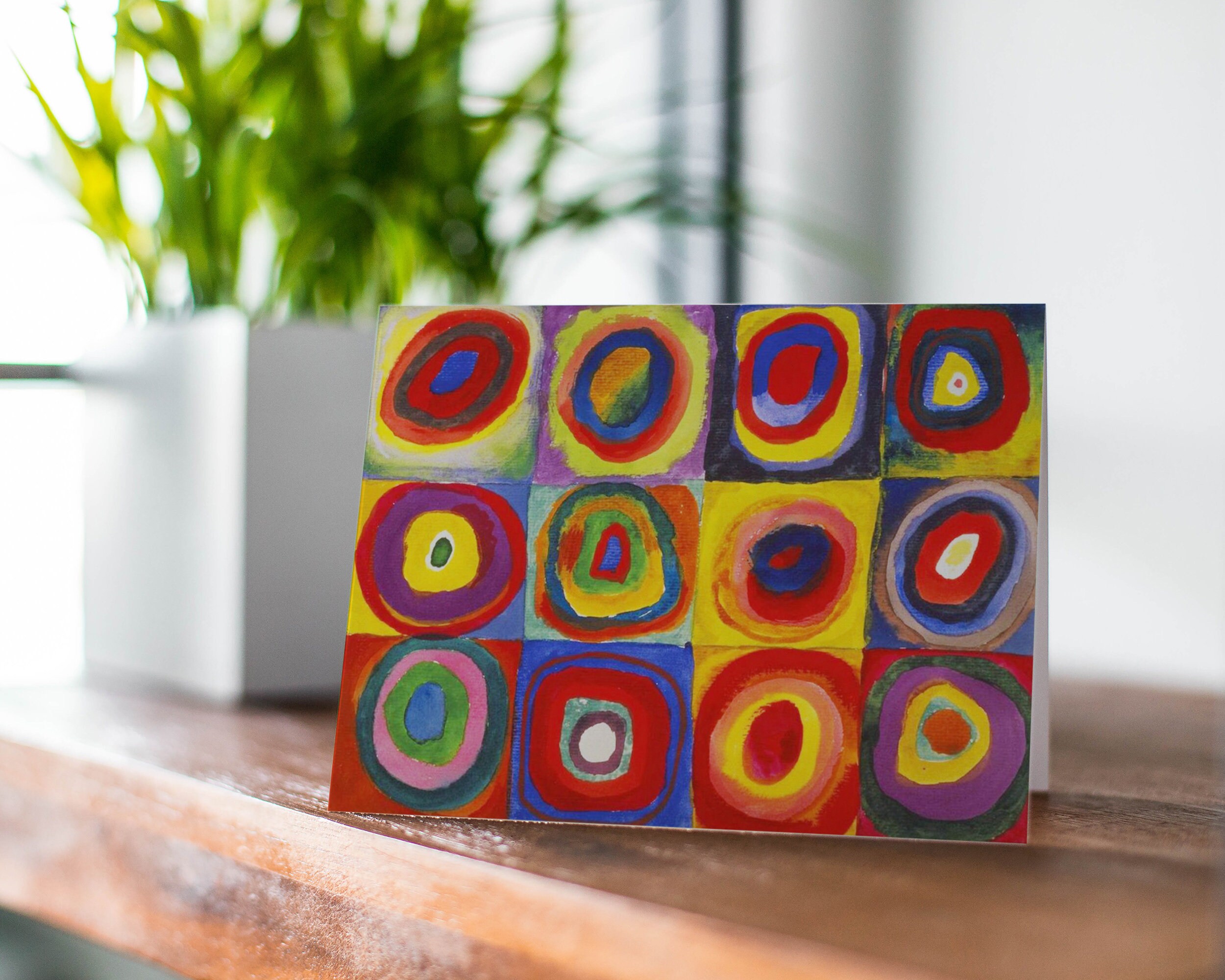 Kandinsky Color Study: Squares With Concentric Circles | Etsy UK