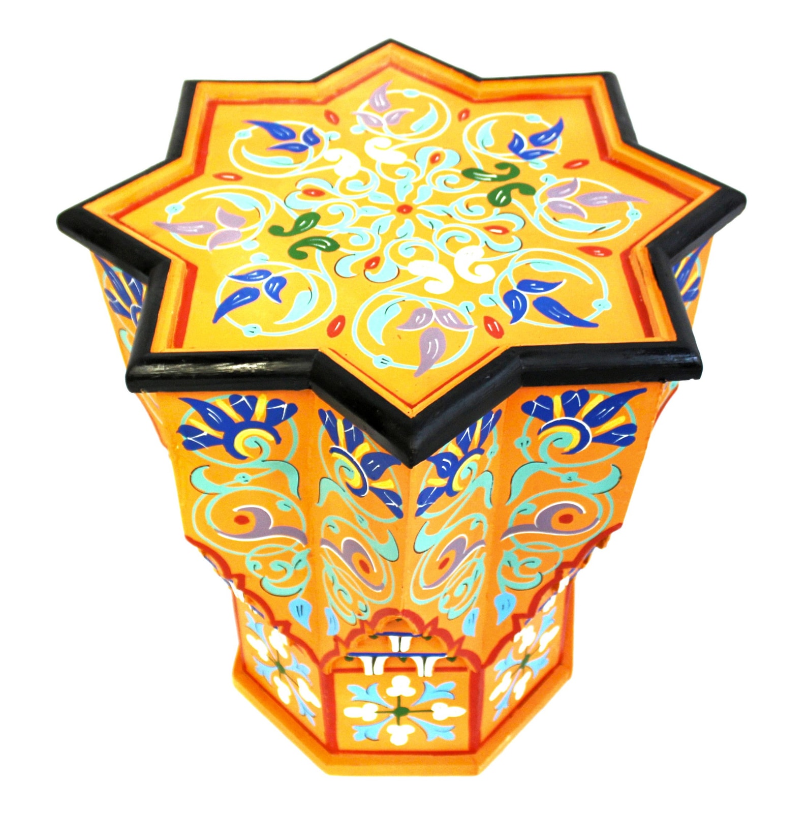 Moroccan Star Table Orange - Etsy