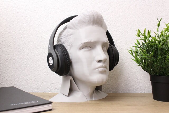 Elvis Presley Headphone Stand Elvis Presley Paintable Bust | Etsy