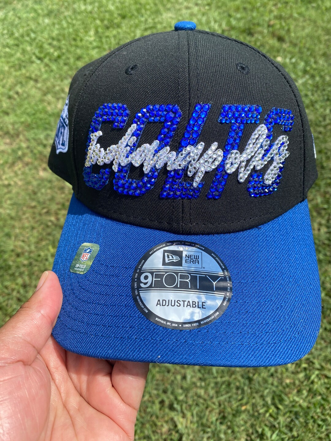 Authentic New Era Indianapolis Colts Bling Hat - Etsy