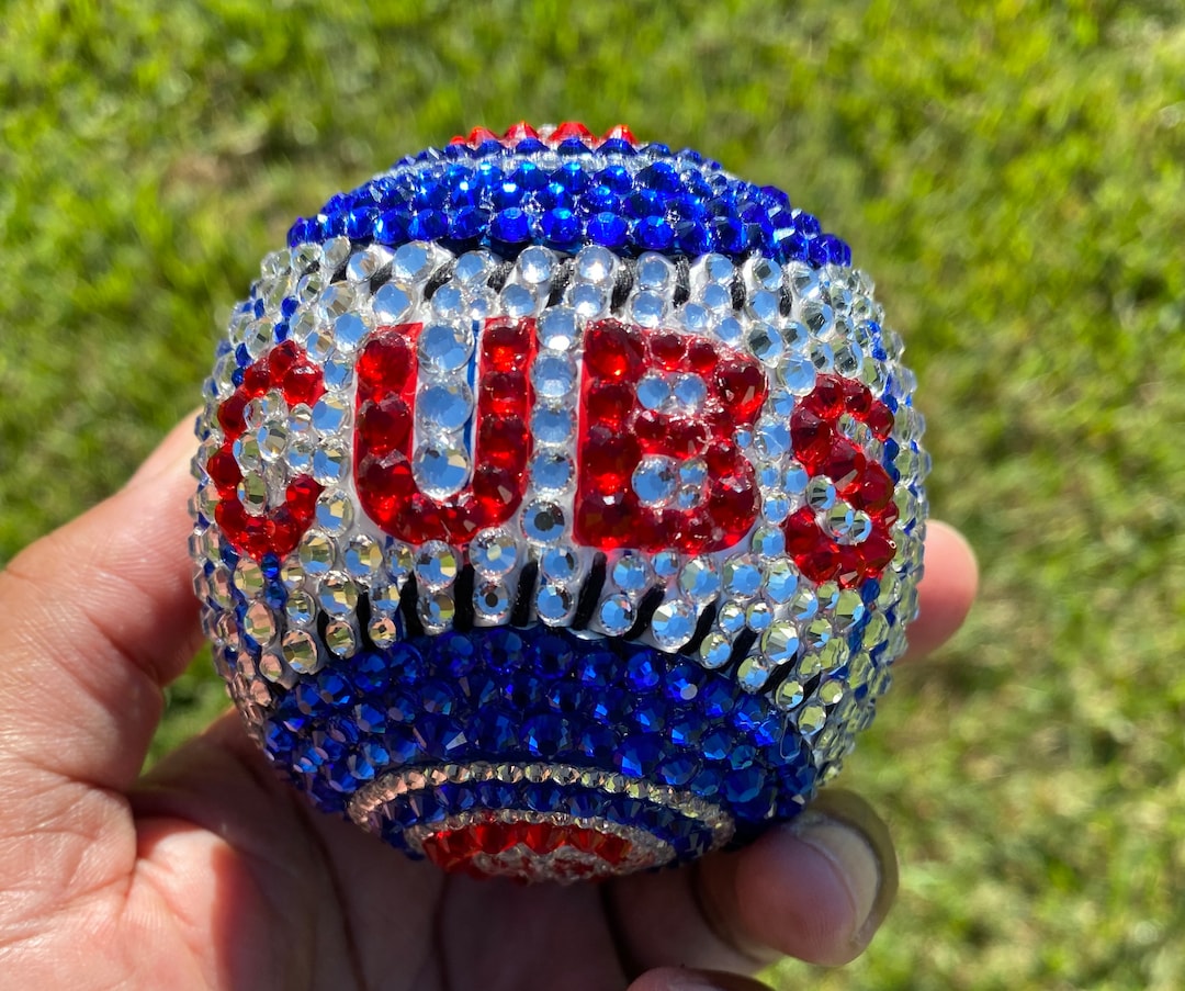 Chicago Bling Bedazzled Baseball - Etsy