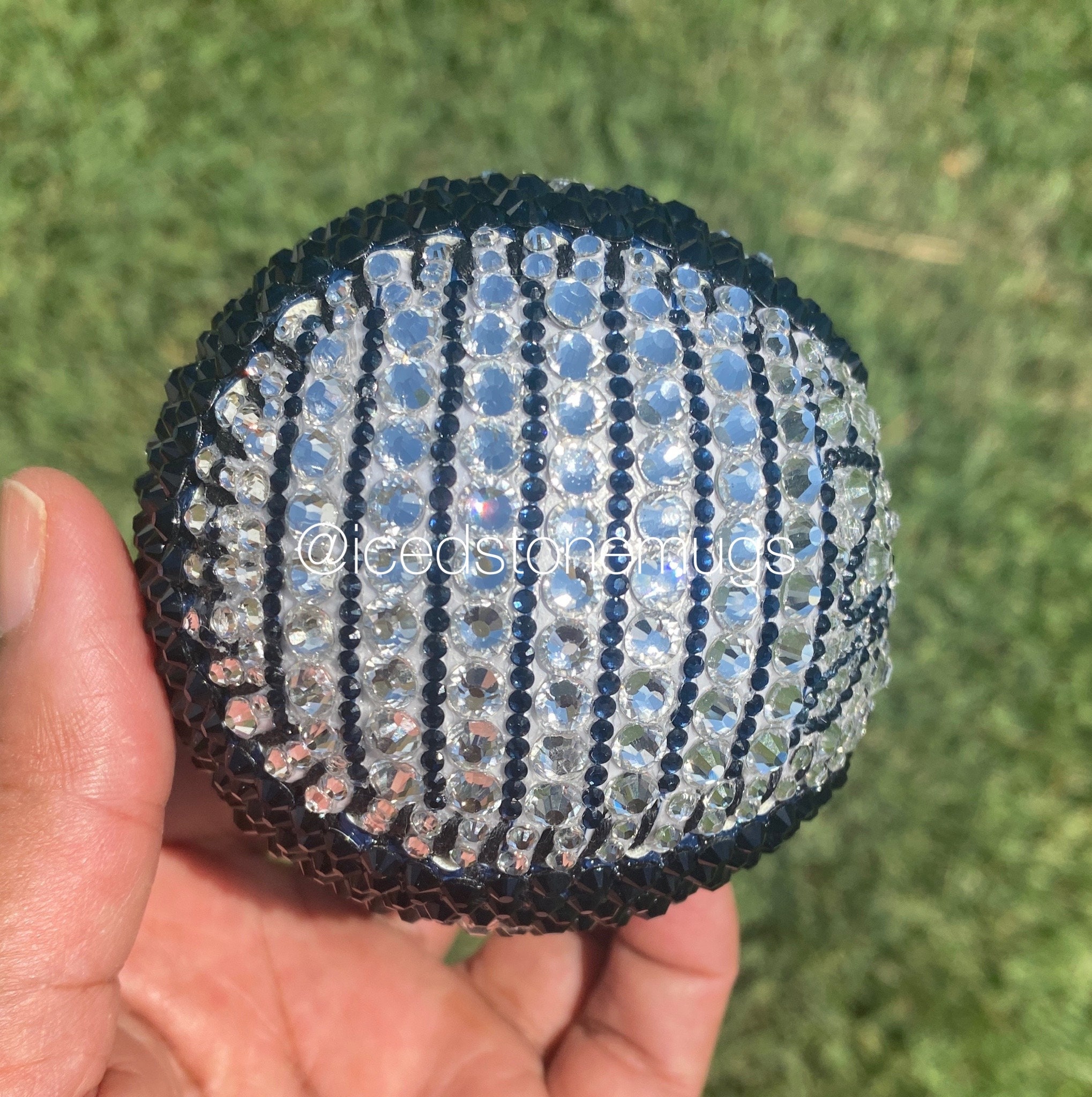 New York Bling Bedazzled Baseball - Etsy