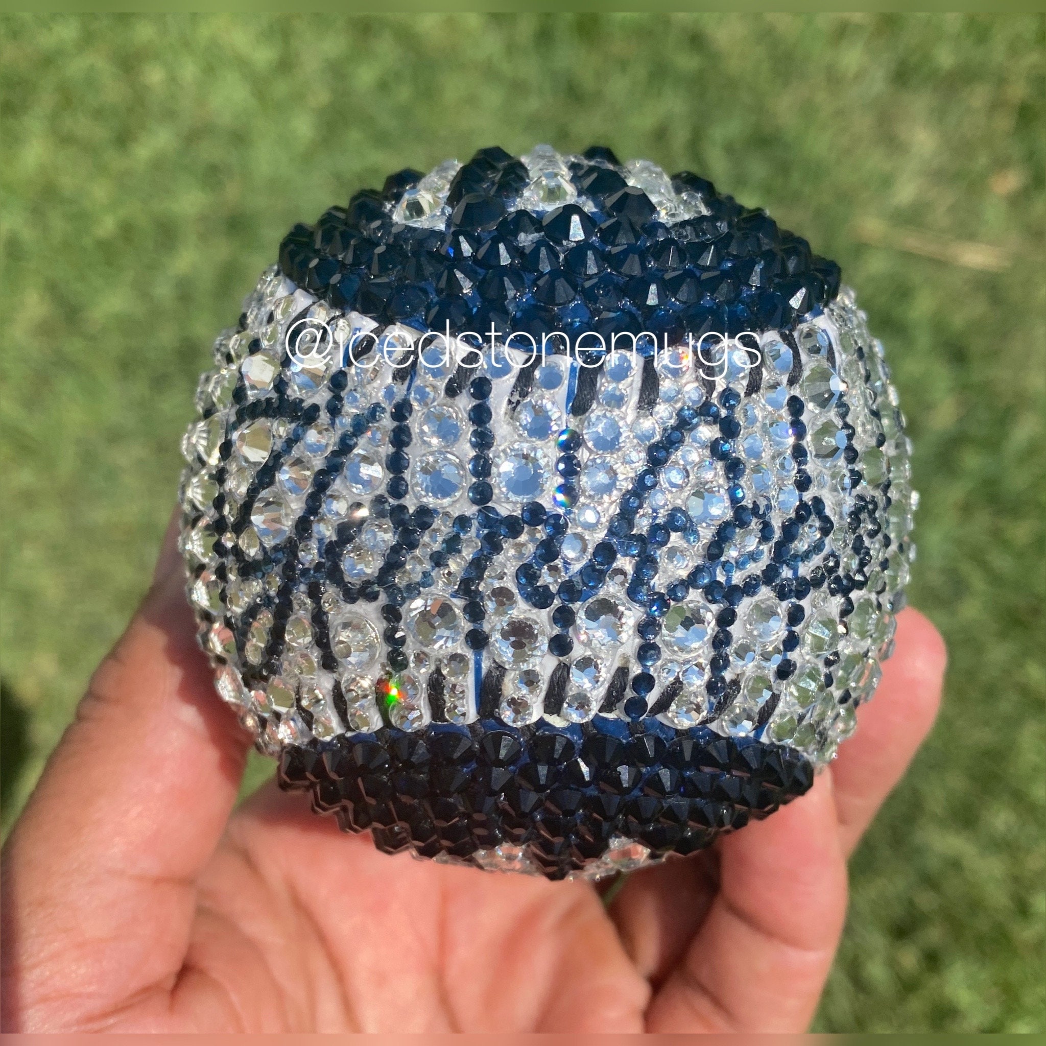 New York Bling Bedazzled Baseball - Etsy