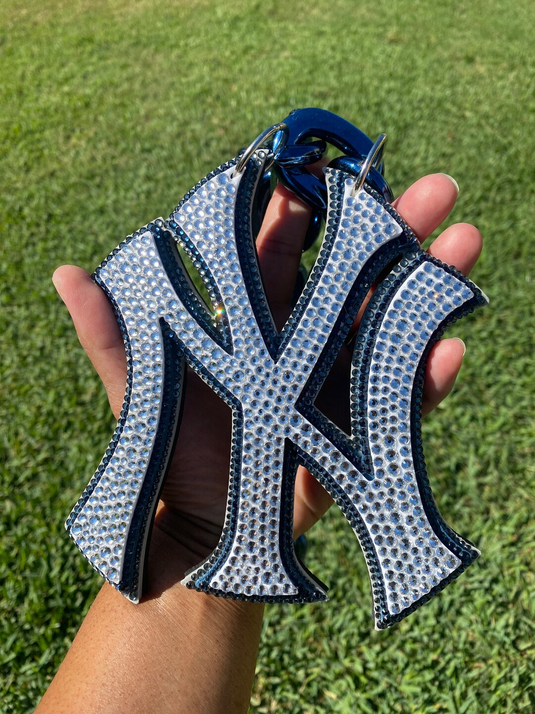 Blinged Logo Chain Turnover Chain - Etsy