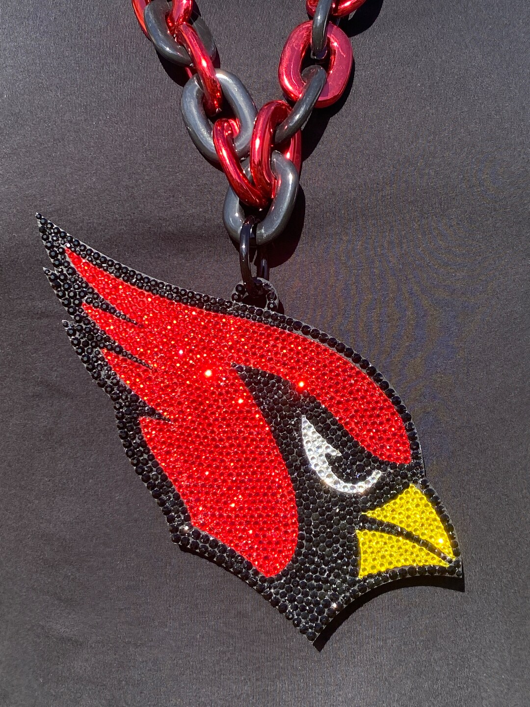 Blinged Logo Chain Turnover Chain - Etsy