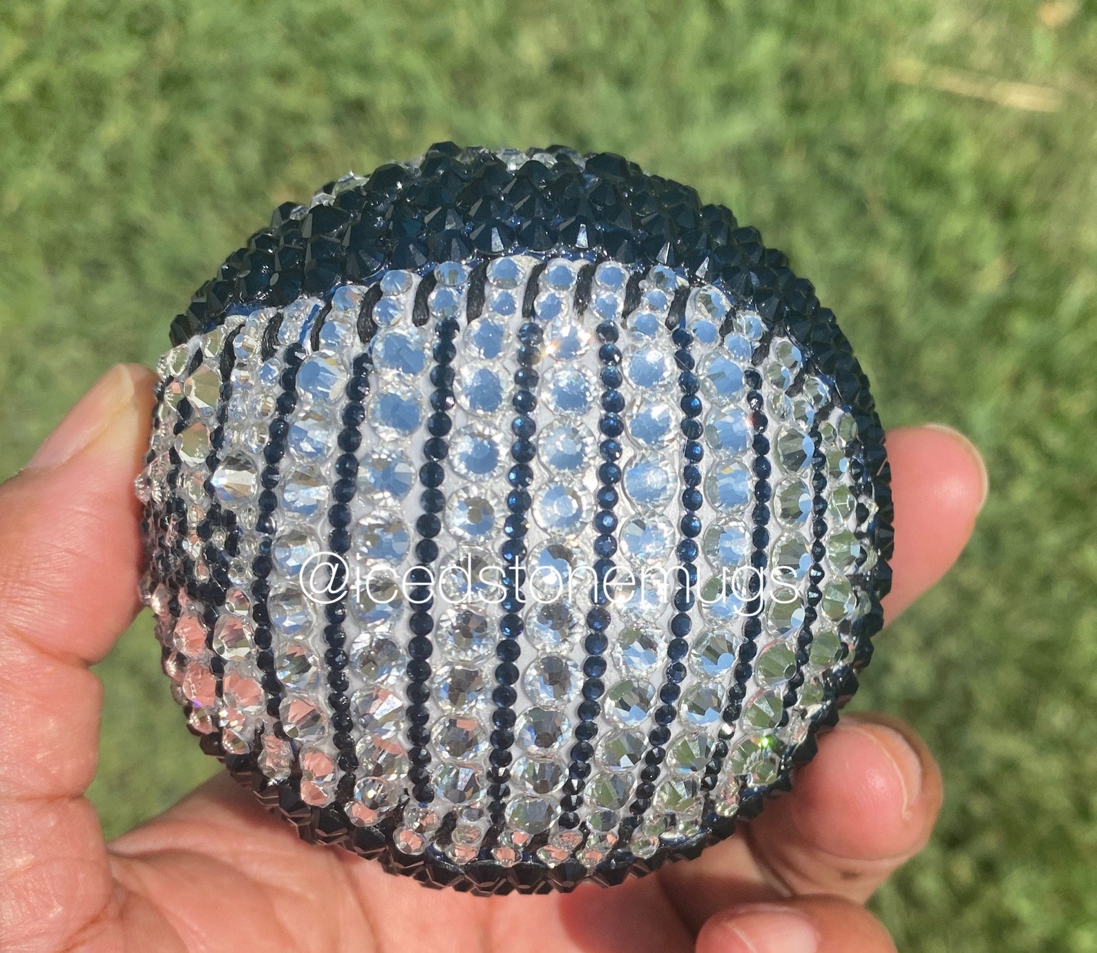 New York Bling Bedazzled Baseball - Etsy