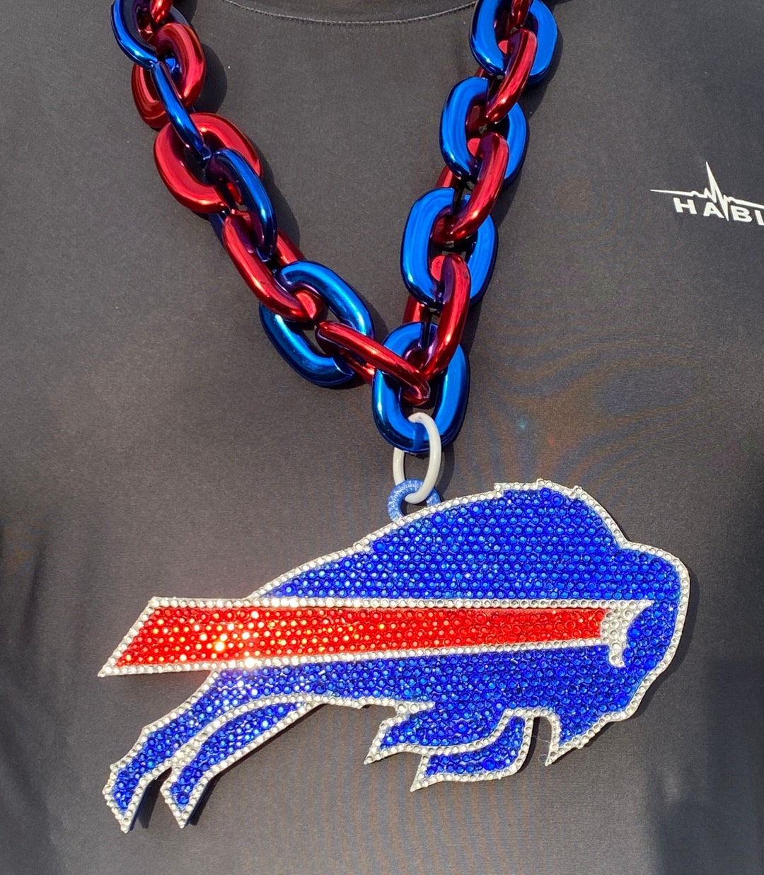 Blinged Logo Chain Turnover Chain - Etsy