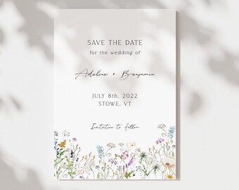 Spring Wedding Save the Date - Etsy