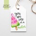 Printable Gift Tag Melon Tags Summer Party Favor Tags - Etsy