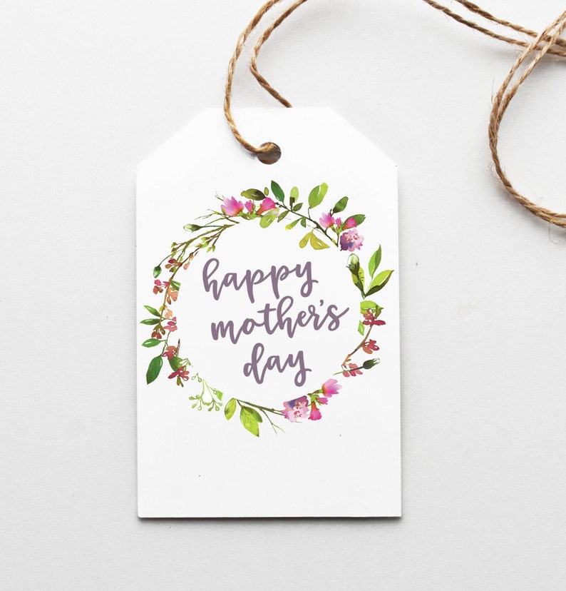 Mother's Day Gift Tags Printable Mother's Day Tags Happy Mothers Day ...