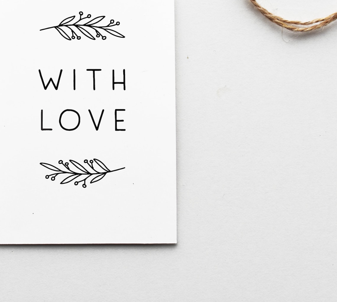 With Love Tags Gift Tags With Love Thank You Tags Printable - Etsy