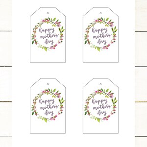Mother's Day Gift Tags Printable Mother's Day Tags Happy Mothers Day ...